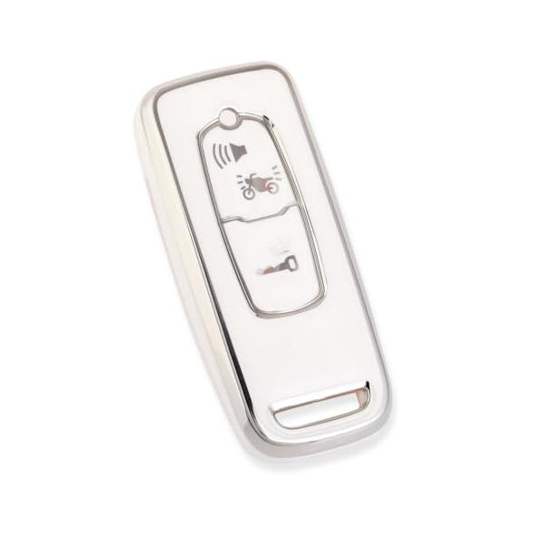 Style Aシルバーホワイト/キーケース/dmYB-wTPU-BTmtc002pd-YinBai・Style:Style AColor:シルバーホワイト・適応車種適合ホンダバイク 2021~ PCX 150/125(JK05) PCX16...