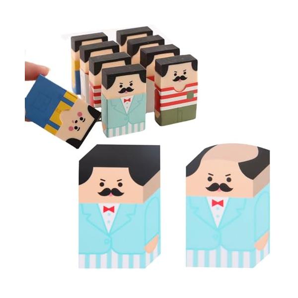マルチカラー/8個セット-消しゴム/-・Size:8個セット-消しゴム・かわいいサラリーマン消しゴムめちゃくちゃ可愛い文房具で、4つの職業、スーツの男、小学生、縞模様の男、料理人が特に可愛いです。ハゲが何とも言えません。通勤者にはたまらない...