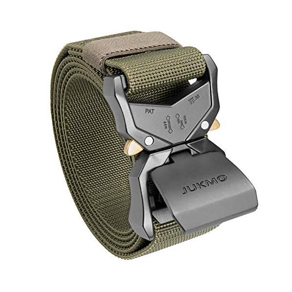 作業、スポーツ、軍事、消防、SWAT、仕事グリーン/M-腰の長さ 75cm-110cm (全長125cm)/-・Color:グリーンSize:M-腰の長さ 75cm-110cm (全長125cm)・バックルを素早く外せるグレードアップ版: ...