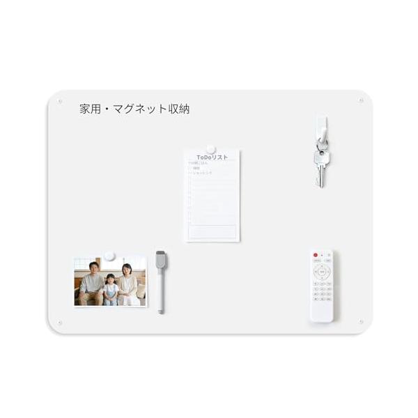 ホワイト/300*420mm/-・Color:ホワイトSize:300*420mm・??賃貸OK！壁を傷つけず設置な収納革命 キッチンや玄関の散らかりを解決したいけれど、壁の傷が心配…。そんな悩みを、本製品が解決します。従来品より重量を30...