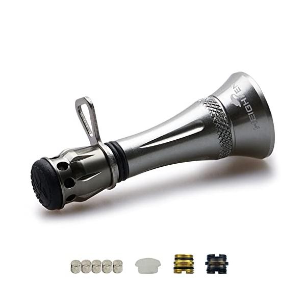 ガンメタル/48mm/RS48・Color:ガンメタル・製品仕様本体長さ: 48mm、自重: 7g、材質：70航空アルミ、耐腐食性能を持つ、海釣りもご安心対応機種シマノ/ダイワ通用(2種類のソケット付属)、リールスタンドの適用ListはA+...