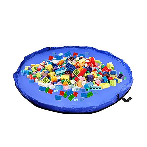 150cm(ブルー)/1個 (x 1)/ZXC-09・Color:150cm(ブルー)・?直径150cm大容量おもちゃ収納バッグ、小さなおもちゃの収納に最適、また子供のプレイマットとして使えて、清潔で快適な空間を提供し、想像力を自由に発揮で...