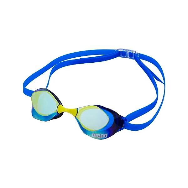 レース用ゴーグルブルー×イエロー×ブルー×イエロー×ブラック(BUYL)/Free Size/AGL-O400M・Color:ブルー×イエロー×ブルー×イエロー×ブラック(BUYL)PatternName:パッド搭載あり(AGL-O400M...