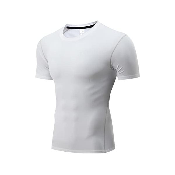 スポーツクルーネック-321ホワイト/M/-・Color:クルーネック-321ホワイトSize:M・通気性・速乾性：通気性が良く、抜群な速乾性という特徴で、水や汗などの冷却による体の冷えを軽減し、快適性を保ちます。・UVカット・吸汗防臭：紫...