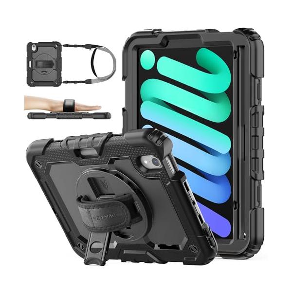 ブラック/iPad mini 7/mini 6専用ケース/case for iPad mini 7th/6th generation・Size:iPad mini 7/mini 6専用ケースColor:ブラック・パッケージ個数:1・対応機種...