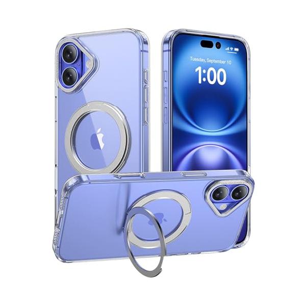 クリア/iPhone 16 Plus/-・Size:iPhone 16 PlusColor:クリア・MagSafe対応iphone16 plus magsafe対応ケースは、背面に薄くて強力なマグネットを内蔵しており、ワイヤレス充電や車載ホ...