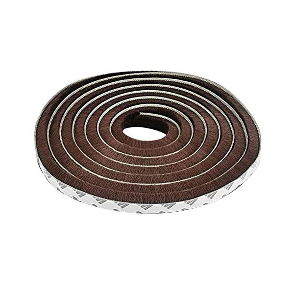 ブラウン 9mm×5mm×5ｍ/-/YF-420・Color:ブラウン 9mm×5mm×5ｍ・パッケージ個数:1・パッケージ内容隙間テープ*1巻 長さ：5メートル 毛足：5ｍｍ 幅：9ｍｍ カラー：ブラウン 。・粘着力が良粘着力が良く、剥が...