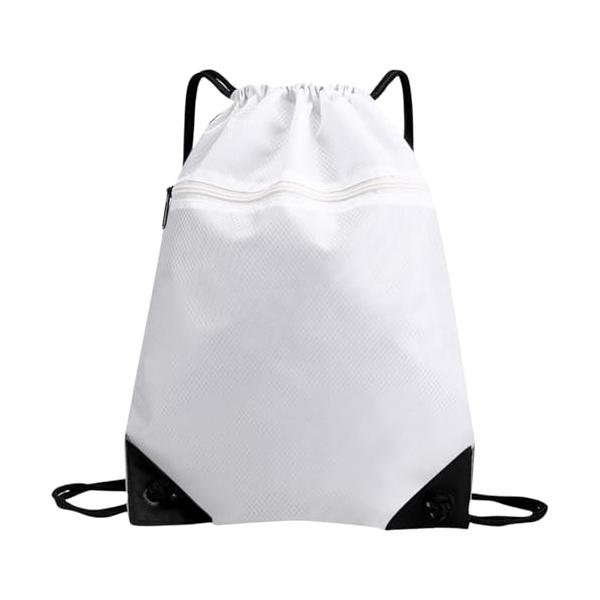 カジュアルバッグホワイト/Free Size/YHNJB・Color:ホワイト・優れた防水性・耐久性バッグは防水・撥水加工が施された生地を使用しているため、雨の日でも安心してお使いいただけます。高い防撥水性能により、運動中の汗や急な豪雨から...