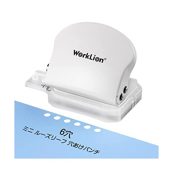 ホワイト/-/HP-9960・6穴開けパンチ用途が広いA4(30孔）/B5（26孔）/A5（20孔）ルーズリーフ穴開けパンチ、システム手帳　、伝票/書類の 整理等DIY多穴開けパンチ。・30孔A4穴開けステップ、目盛りに用紙を合わせて穴一回...