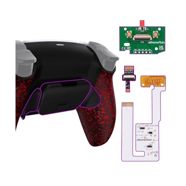 レッド/-/XPFP3042G4・Color:レッド・ps5コントローラーをプロなeSportエリートコントローラーに変えましょう。ps5コントローラーのBDM-030&amp;BDM-040&amp;BDM-050モデルにのみ対応していま...