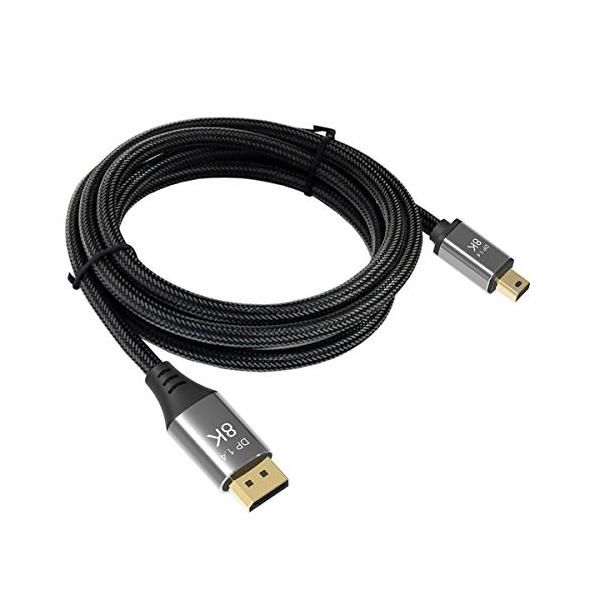-/3M/-・Size:3M・パッケージ個数:1・MiniDisplayPort銅ケーブル、DisplayPort 1.4ケーブル、8K高解像度7680 * 4320をサポート・8K @ 60Hz、4K @ 144Hz、UHD、HDRをサポ...