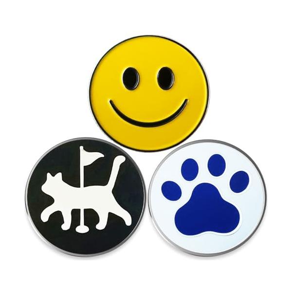 H ゴルフ マーカー ・3個入/-/-・Color:H ゴルフ マーカー ・3個入・おしゃれでユニークなデザイン人気でかわいい3つのパターンをデザインしました、ゴルフマーカーは明るい色でグリーン上で見つけやすく、男性でも女性でも使用でき、ク...