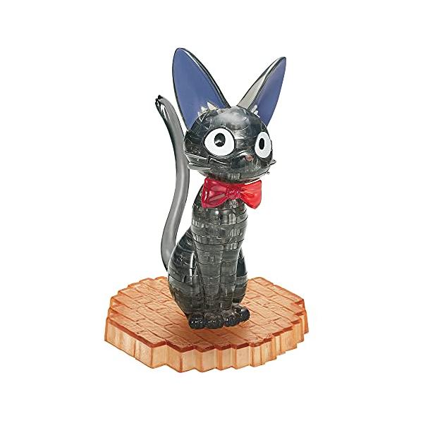 ブラック/-/50272・透明ピースを組み上げる立体ジグソーパズル・「魔女の宅急便」に登場したキキの相棒ジジが出来上がります。・ピース（ジジ35個、センターポール1個）計36ピース・組み立てキー1個、台座1個、解説書