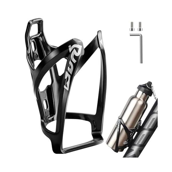 ブラック/-/-・特別デザインボトルを素早くストレスなくて取り出すです。前三角が狭いフレームでもトップチューブに干渉しないよう、斜めに取り出せるよう設計。本ボトルホルダーは、ロードバイクやクロスバイクに最適で。・材質高品質のPE素材で作られ...