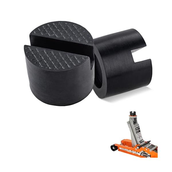 汎用ブラック/φ50mm（2個）/-・Size:φ50mm（2個）・サイズ本体サイズ:φ50×40(H)mm、溝サイズ:縦50×横10×高さ（深さ）15mm・塗装剥がれ、キズを軽減車体の保護、またサイドからジャッキアップする際の必需品です。...