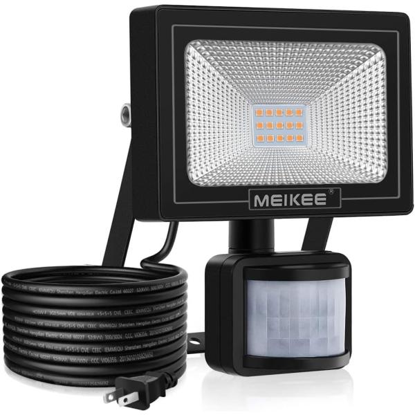 人感センサー10w電球色/10w電球色/64000017-WW-19AJP01・Size:10w電球色・??2022年改良センサーライト・主な仕様：改良点(1)お客様の声に応じて登場：3Pプラグ →2Pプラグに改良しました。3P→2P変換ア...