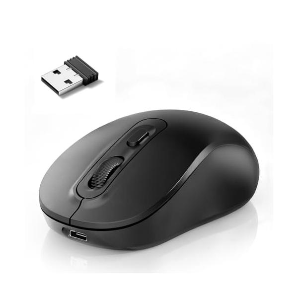 ブラック/-/-・Bluetooth 5.0 搭載Bluetooth 5.0 は超低遅延と省電力の特性を備えており、ノートパソコンやタブレットに対してスムーズなワイヤレス操作体験を提供できます。・3 段階 DPI 調整無線マウスは簡単ボタン...