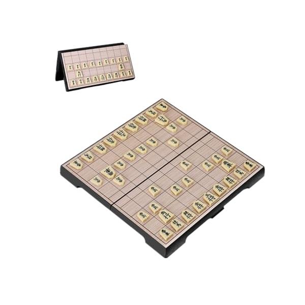 将棋盤/-/-・Color:将棋盤・サイズ：将棋：25cm×25cm×2cm、重量：351g；・製品内容：将棋の内容：将棋駒40x個、盤x1。対象年齢は6歳以上です。・素材：ポリスチレン、磁石。日本の伝統的なボードゲームである「将棋」は、子...