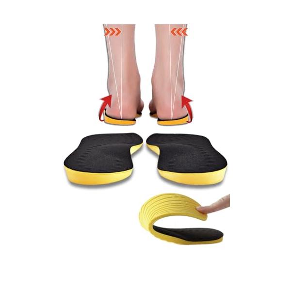 インソール1組セット/XS20〜22.5cm/Myrsun・Color:1組セットSize:XS20~22.5cm・O 脚たいさくインソールは高度差の傾斜設計があり、足を内側に締め、足裏のカバランスを整えます。歩くとき重心が内側に偏り、足の...