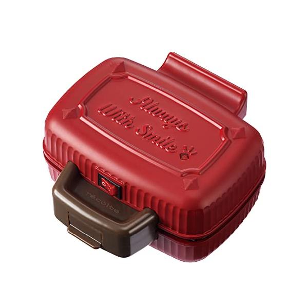 レッド/-/RPS-3・Color:レッド・?［食パン１枚を折りたたんで作るちょうどいいサイズ感］ 6〜12枚切の食パン1枚にお好きな具材をはさむだけ！最短2分で焼き上がります。 具材によって、メインにもスイーツにも！おやつ、パーティー、ピ...