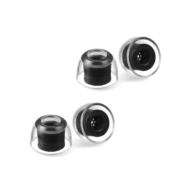 標準ノズル/完全ワイヤレス対応クリア＆ブラック/SSサイズ2ペア/AZL-XELASTECII-ST-SS・Size:SSサイズ2ペアStyle:標準ノズル/完全ワイヤレス対応・パッケージ個数:1・Ultimate auto-fit ear...