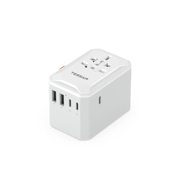 2USB-A+3USB-Cホワイト-シルバー/合計28W/TS-WTA06・Style:2USB-A+3USB-C・変換プラグ 全世界対応この変換プラグは、海外コンセントのC・BF・O・Aタイプに対応しており、渡航先に合わせて簡単に変換が。...