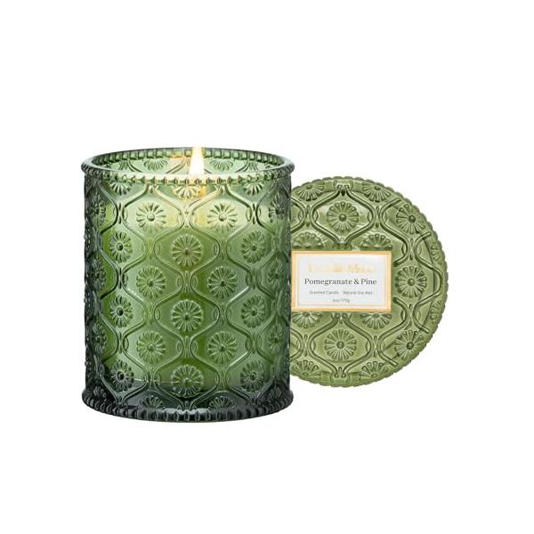 ザクロ・松/170g/-・ScentName:ザクロ・松Size:170g・サイズと燃焼時間 - 170g。ビーガン、パラベン残らない天然の大豆ワックスと鉛フリーの綿芯を使用しており、45〜55時間アロマティックな感覚の旅をお楽しみいただけ...