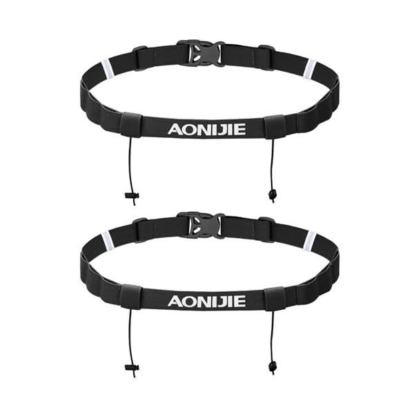 01 ブラック - 2個/? 8.99 x 5.51 x 3.51 cm/OS1520・Color:01 ブラック - 2個・パッケージ個数:1・?仕様素材：ポリエステル＆ゴムバンド　お勧めのウエストサイズ：75-140cm　重量：58g・...