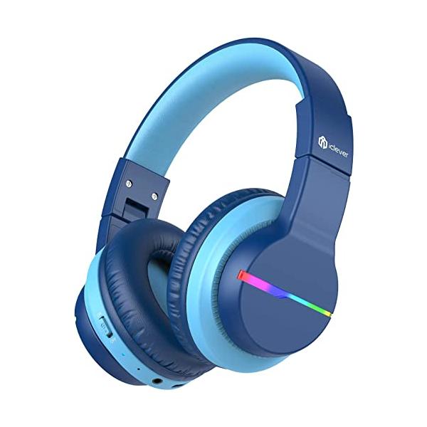 ブルー/-/-・[4つのカラフルな照明モード]：BTH12は優れたオーディオを提供するだけでなく、ヘッドホンの両側に多彩な効果、照明モード、LEDライトの機能を搭載しています。独立した照明ボタンにより、照明のオンとオフを簡単に切り替えること...