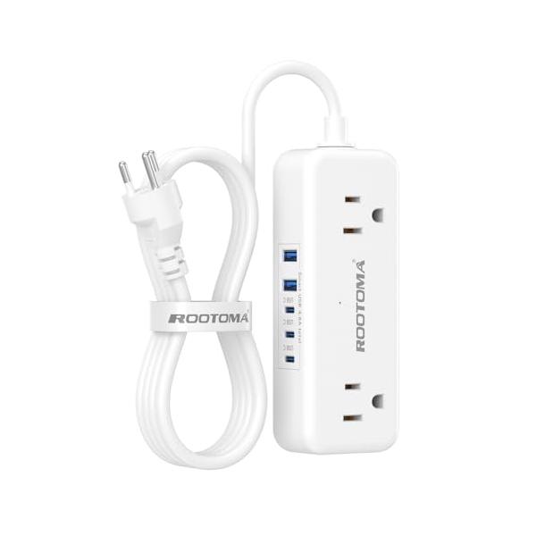 ホワイト/タイランド専用/788-TH・Size:タイランド専用・[1台9役 旅行用電源変換プラグ] タイ の変換プラグ対応し、日本の電気製品が使用できるよう変換します。4つのAC差込口、3つのUSB-Aポート、2つのType-Cポートを搭...