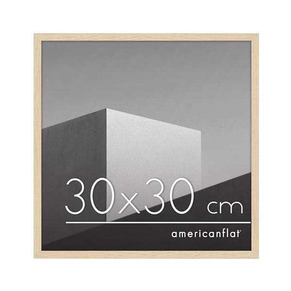 1個（単品）ナチュラルオーク/30cm X 30cm/METLX3030NAOAK・Color:ナチュラルオークSize:30cm X 30cmStyle:1個（単品）・パッケージ個数:1・理想的なサイズと耐久性のある素材 この額縁は、細枠...