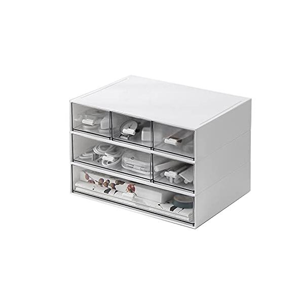 Mサイズ白3個セット/-/R13・Color:Mサイズ白3個セット・★ご購入前に商品のサイズと注意事項をご確認お願いいたします。・★機能的でおしゃれな卓上収納ボックスです。ニーズに応じてセットと仕様が選べます。・★積み重ねな分別型収納ケース...