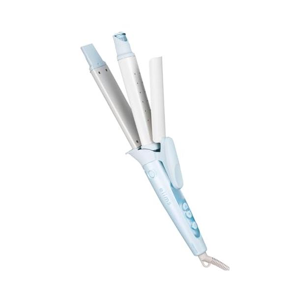 パールブルー/32mm/TW553B-A・Size:32mmColor:パールブルー・パッケージ個数:1・いたわりも、スタイリング力も。ストレート・カールが1本で叶う2WAY・髪を挟むたびに自動で熱を制御。熱ダメージを低減しながら理想のヘア...