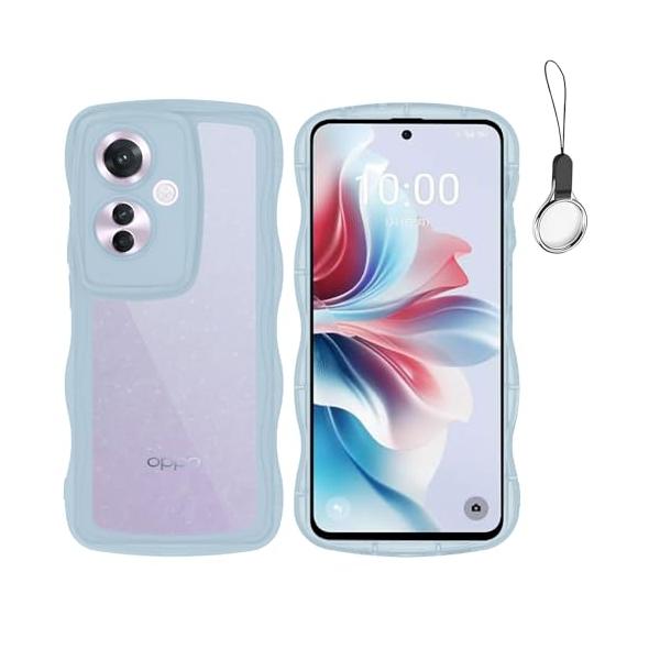 ブルー/OPPO Reno11 A/OPPO Reno11 A・Size:OPPO Reno11 AColor:ブルー・OPPO Reno11 A対応ご購入前に、お使いの携帯電話の正しいモデル/サイズしてください。当社のスマホケースの品質に...