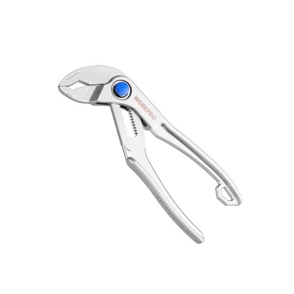 シルバー/-/W031474・Color:シルバー・商品仕様全長:108mm。最大口開き:25mm。重量:67.5g。許容トルク範囲:28.4N・M。・高品質鋼素材ニッケルメッキ処理済みの鋼製プライヤーは、優れた強度と耐久性を実現します。さ...