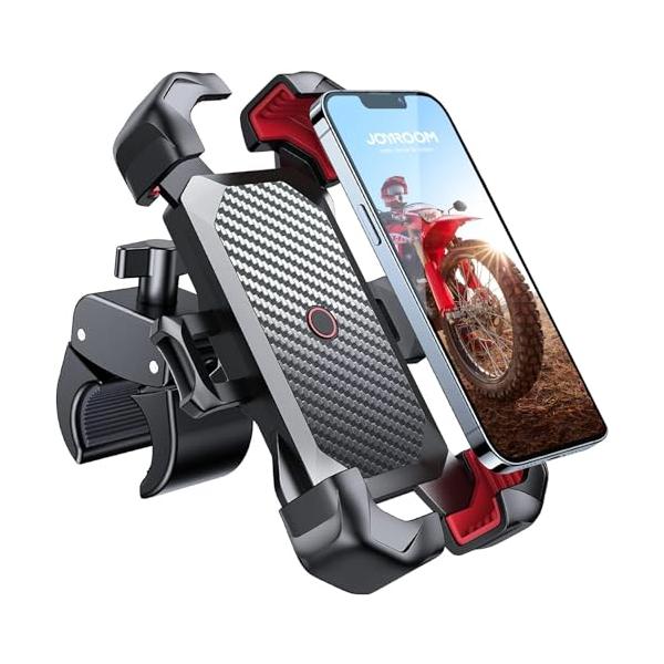 Regular Style - Black Redブラック/-/288・Style:Regular Style - Black Red・??ワンタッチで自動ロック、片手操作2024新登場のJOYROOM バイク スマホホルダーはアップグレー...