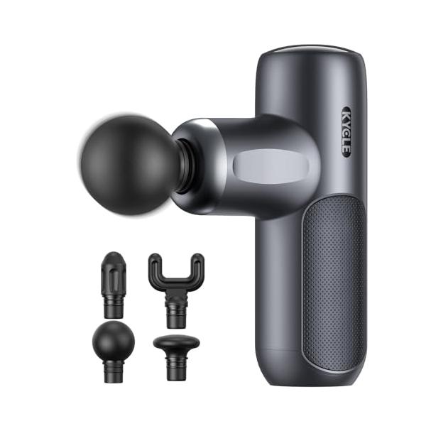 Black/-/-・5段階強力振動&amp;AI自動モードKycle筋膜リリースガンは先端ブラシレスモーターを搭載して振動を8mmにある深層筋肉までにアプローチさせます。 1700〜3200回/分の振動強度調整機能も搭載しており、お好みやス...