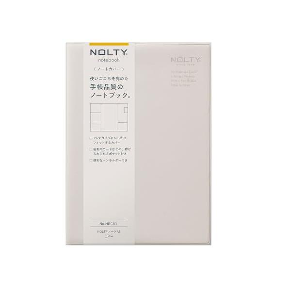 アイボリー/A5/NBC03・Size:A5Color:アイボリー・パッケージ個数:1・手帳品質のノートブック70年以上にわたり、手帳を作り続けてきたNOLTYのノートブック。手で書くことで考えがまとまっていく心地よさ、書くことに没頭し、自...