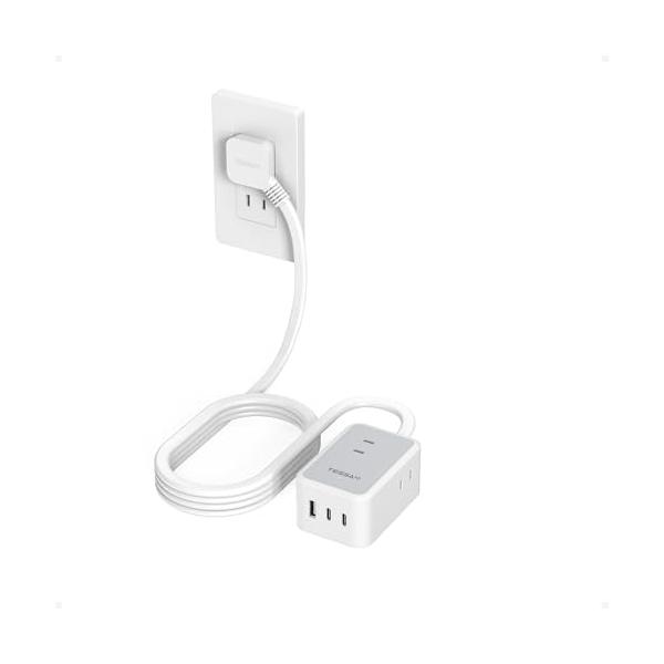 1USB-A+2USB-C-/2m/TS-708-2C・Size:2mStyle:1USB-A+2USB-C・電源タップ 薄型延長コード 2m 薄型と薄型プラグの採用により、狭い隙間にも簡単に設置です。家具の後ろや壁際でも、スペースを有効に...