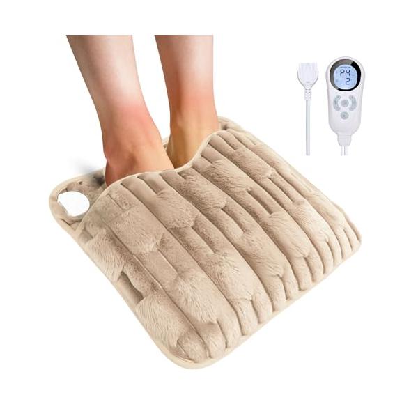 カーキ/42*42cm/XA0010・Color:カーキ・2025最新電気足温器 ・自動オフ機能 冬に体が暖かくなるフットウォーマーが新登場！この電気フットウォーマーには過熱防止と過電圧保護機能が内蔵されており、温度制御保護システムにより電...