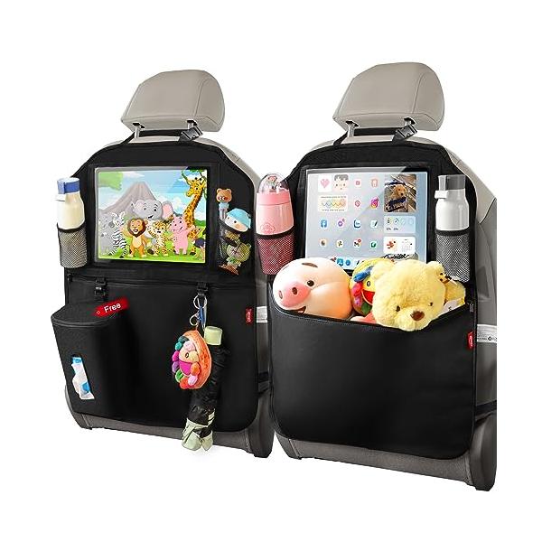 ブラック/-/E2・MaterialType:600Dオックスフォード・パッケージ個数:3・大きなサイズ:65*46cm；2枚セット；車の座席後部に最大の保護をして、ほとんどの車種とSUVに対応です。・防水耐久材質:600Dオックスフォード...