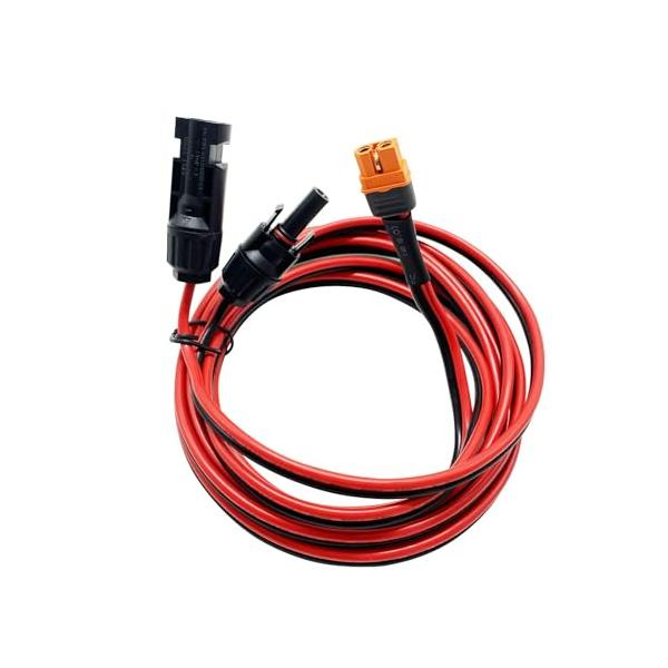 -/XT60i-mc4 10m/WBGXT60iF-10・Size:XT60i-mc4 10m・ソーラーコネクタXT60i延長ケーブル 12AWG XT60I-F 4sq 延長ケーブル・XT60iケーブルへのこのソーラーコネクターは、高品質...