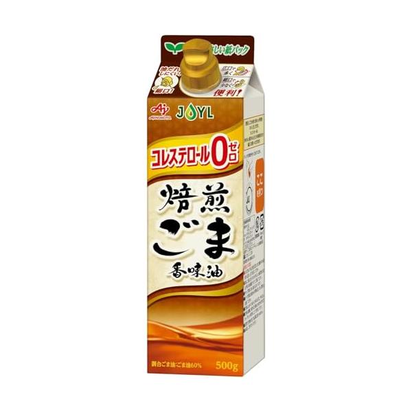 商品紹介「JOYL (Jオイル) 味の素 焙煎 ごま香味油 」は、ごま油にキャノーラ油をブレンドしたコレステロール0の油です。香ばしいごま油の風味がしっかり残り、炒めものや揚げものなどの加熱料理に特におすすめです。容器は注ぐ量が選べるWキャ...