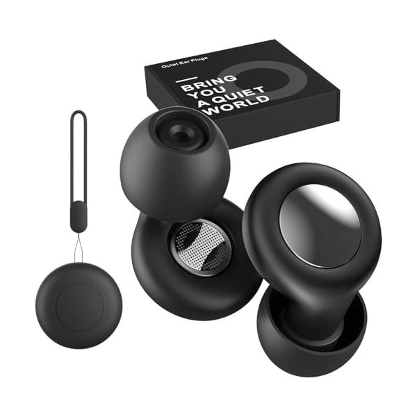 イヤーバッドブラック 睡眠 耳栓/フリーサイズ/-・??心を込めた究極のイヤープラグ、周りの音から耳を守る 長時間おおきな音に耳がされることによって、睡眠用・ライブ用耳栓を耳への負担を軽減することが大切です。Gumsryイヤープロテクターは...