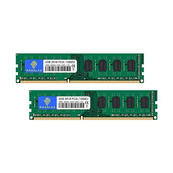 DDR34GBx2-12800UL-緑色/DDR3-UDIMM-1600/-・Size:DDR3-UDIMM-1600Color:4GBx2-12800UL-緑色・パッケージ個数:1