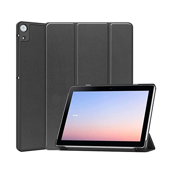 ブラック/-/-・Color:ブラック・対応機種：dtab D-52C 8.4インチ・全面保護：裏側には柔軟ハニカム3D構造を採用しており、放熱性に優れて、電池寿命を延長されます。外部は高質のPU素材で、水、衝撃、傷などからしっかり守ります...
