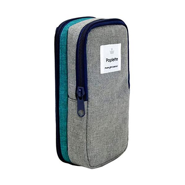 筆箱SD/ブルー×グレー/-/PLP1-BG・Color:SD/ブルー×グレー・パッケージ個数:1・特長タテにもヨコにも使えて、いろんな物がたくさん入るペンケース。・収容量ペン類15~20本程度、消しゴム、定規、メジャー、修正テープなども収...