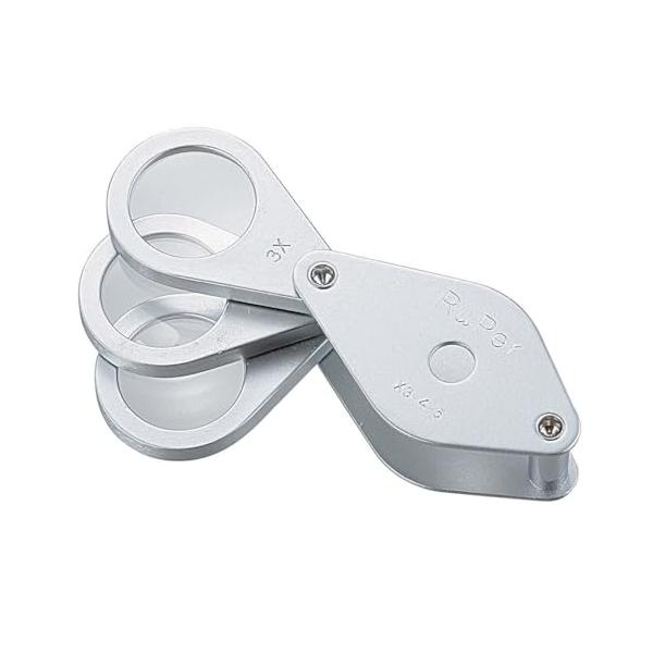 シルバー/レンズ径:20mm 倍率:3・4・5倍/No.7070・Size:レンズ径:20mm 倍率:3・4・5倍・パッケージ個数:1・入数:1個・材質/仕上:レンズ:硝子、ケース:真鍮、アルミ