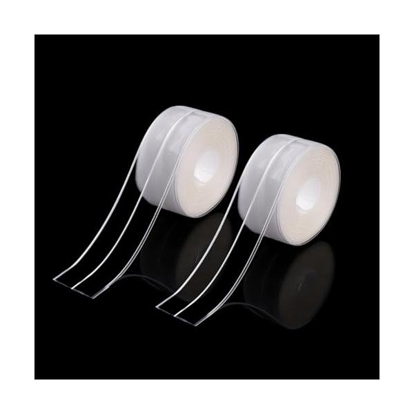 38mmx3.2m透明/2個/Myrsun・Size:2個Color:38mmx3.2m透明・Myrsun商品詳細防水PVC、幅：約38 mmまたは22 mm、長さ：3.2m、厚さ：約1mm、色：透明またはホワイト 。食品級PVC材料、無毒...