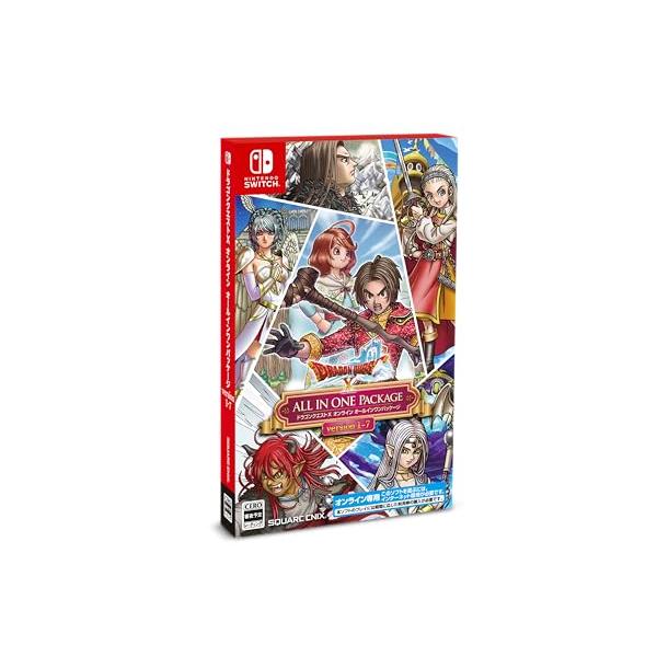 PlatformForDisplay:Switch版Edition:無し・パッケージ個数:1・『ドラゴンクエストX　オンライン』の7本のソフトが、まるごと1本になって新発売！・バージョン1「目覚めし五つの種族」から、最新のバージョン7「未来...